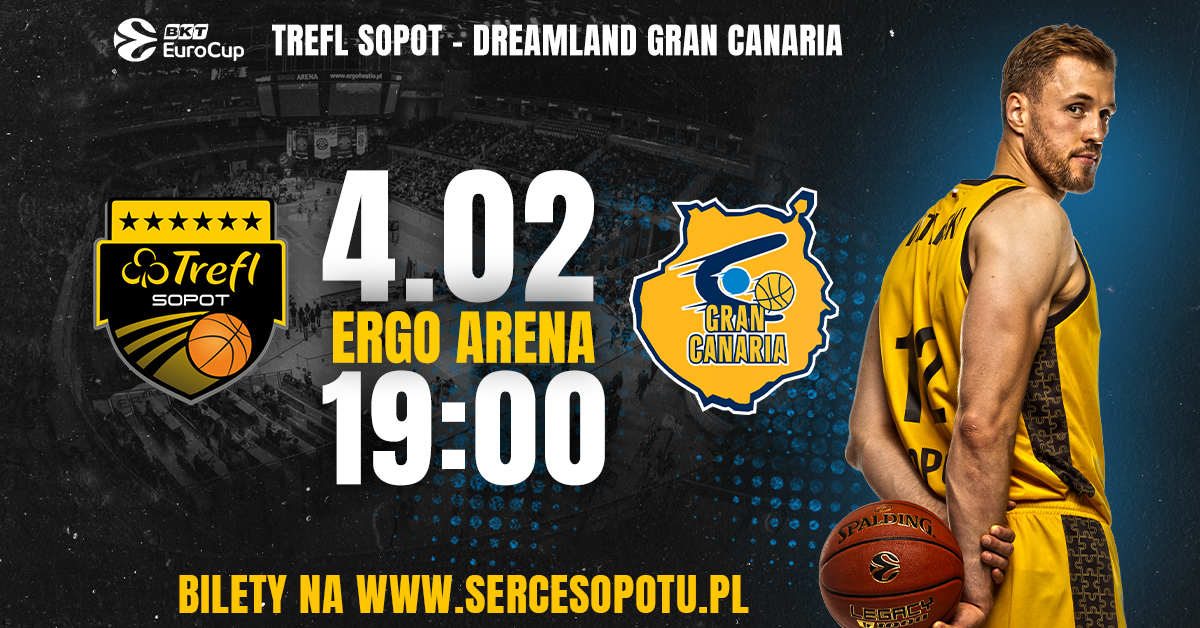 Bilety Trefl Sopot vs Dreamland Gran Canaria, 04.02.2025 19:00 Sopot | abilet.pl