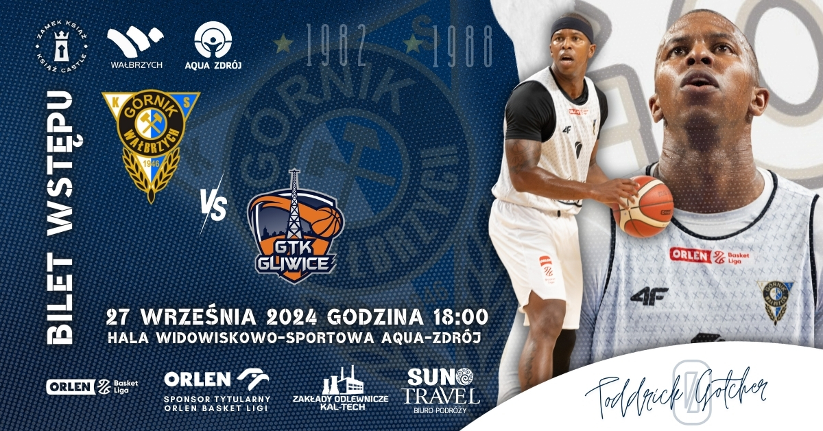 Bilety Górnik Zamek Książ Wałbrzych vs GTK Gliwice, 27.09.2024 18:00 Wałbrzych | abilet.pl